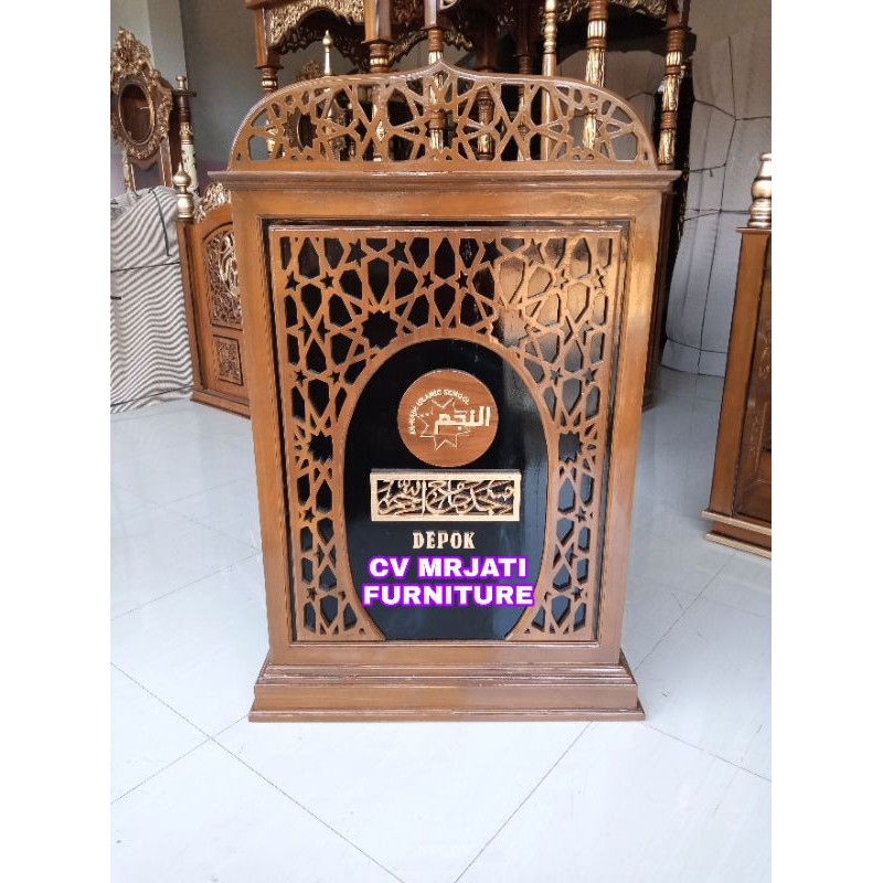 Jual mimbar masjid logo custom | Shopee Indonesia