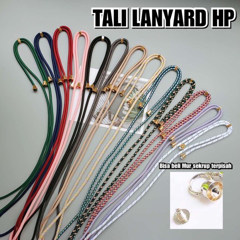 Jual Strap Tali Lanyard Panjang / NYLON PHONE STRAPS [INCLUDE MUR ...