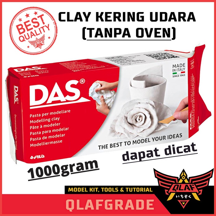 Jual DAS MODELLING CLAY 1000 Air Drying made in Italy custom model kit ...