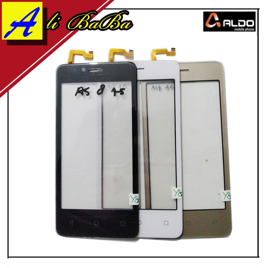Jual Touchscreen Aldo AS8 4.5 Inch Layar Sentuh Aldo AS8 Kaca HP Aldo ...
