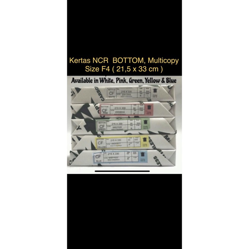 Jual NCR , Merk Multicopy , Bottom Ukuran Folio | Shopee Indonesia