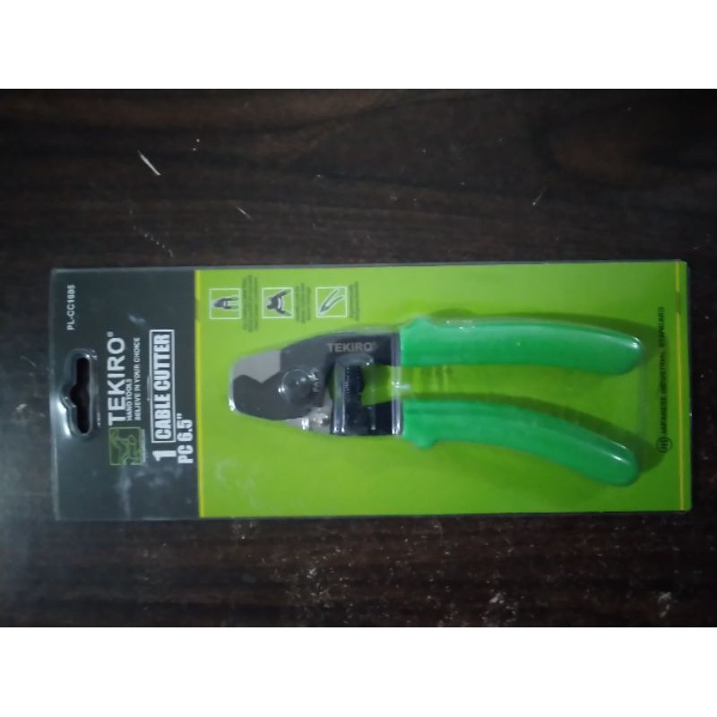 Jual TEKIRO cable cutter 6,5" tang potong kabel ORIGINAL | Shopee Indonesia