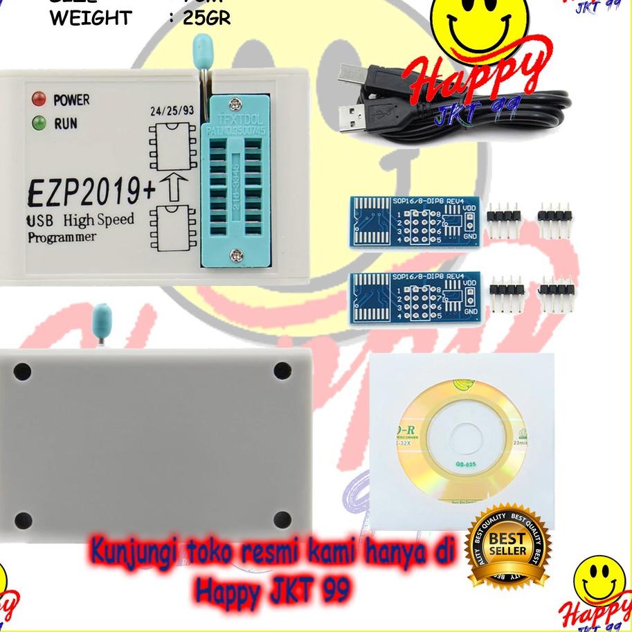 Jual [ HAPPY JKT 99 ] EZP2019 EZP 2019 FLASH BIOS ALAT FLASH PROGRAMMER ...