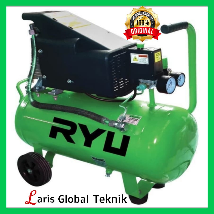 Jual RYU RCP200-1 RCP 200-1 Kompresor 2 HP 2HP 35 Liter Portable Compressor | Shopee Indonesia