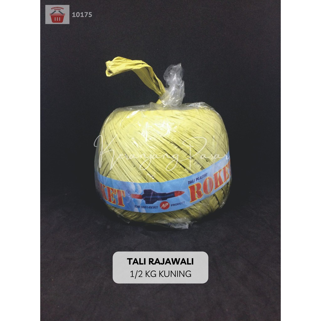 Jual Tali Rafia Warna / Tali Plastik Rajawali Super 1/2kg | Shopee ...