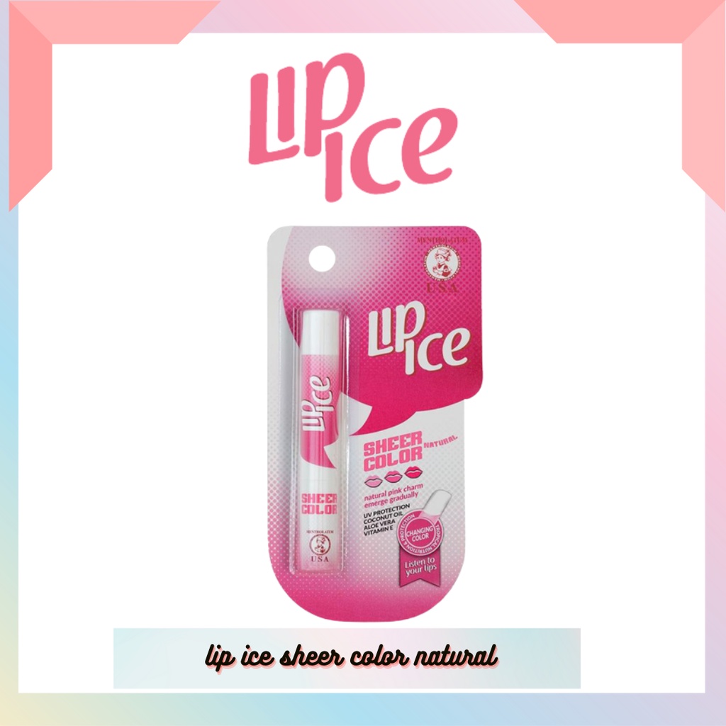 Jual Lip Ice Sheer Color Natural | Shopee Indonesia