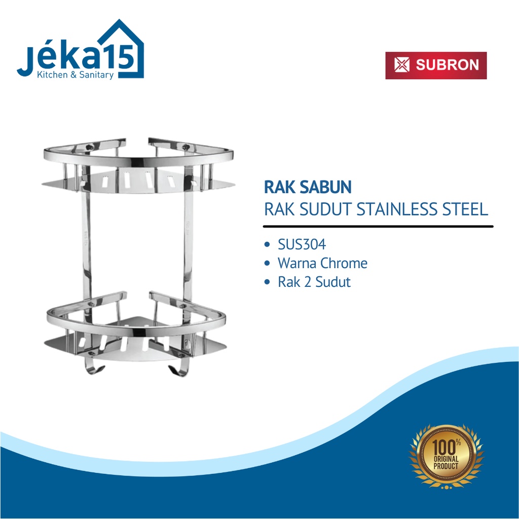 Jual RAK SABUN | RAK SUDUT STAINLESS STEEL | Shopee Indonesia