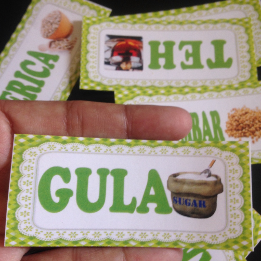 Jual (KODE P3) STIKER BUMBU | LABEL BUMBU | STIKER BUMBU DAPUR | NAMA ...