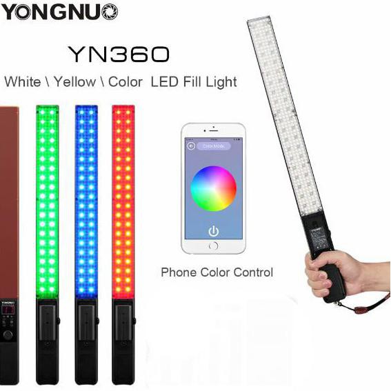 Jual Yongnuo Digital Handheld Lightstick Foto Video RGB LED Bluetooth ...