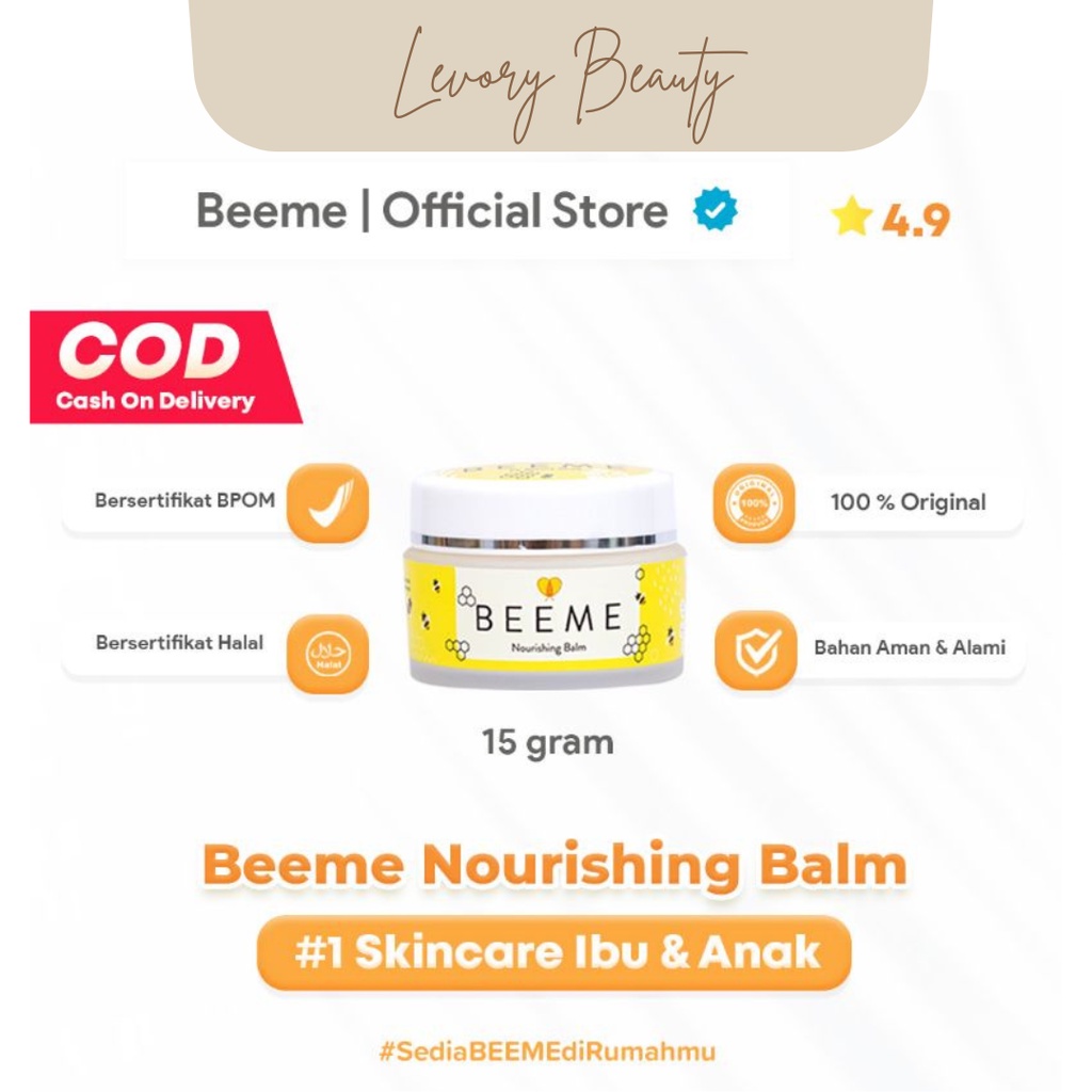 Jual [MITRA RESMI] Beeme Nourishing Balm | SKINCARE IBU BAYI DAN ANAK ...