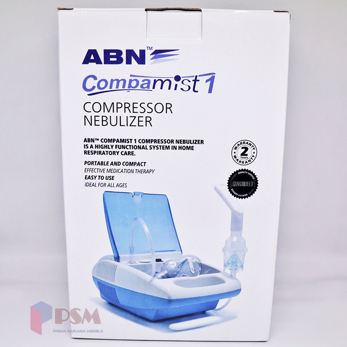 Jual Nebulizer Compressor Compamist 1 ABN / Nebul Alat Terapi Uap ...