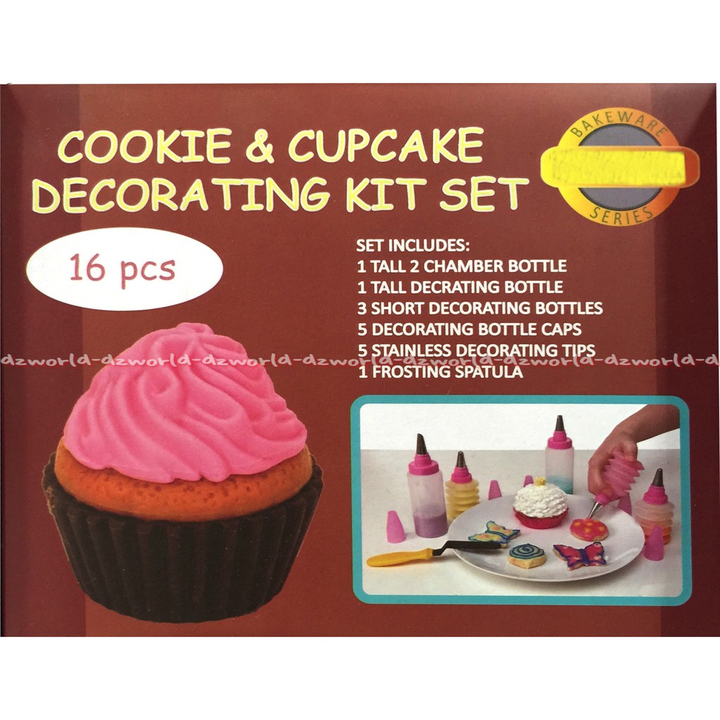 Jual Cookie Cupcake Decorating kit set Peralatan menghias cupcake kue ...