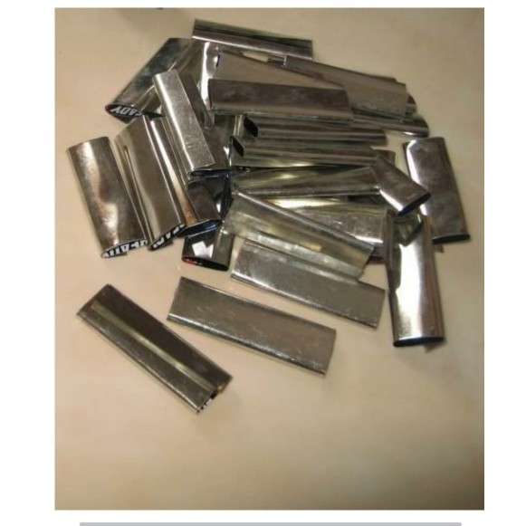 Jual clamp seng besi packing paking tali kuning straping band klem ...