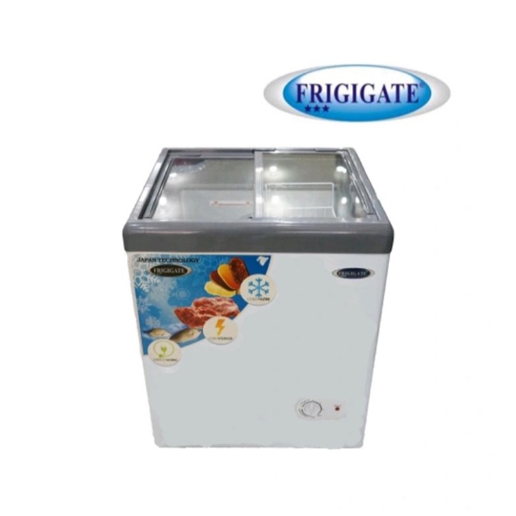 Jual Chest freezer Frigigate Slidding 100ltr CF-120SDF ( slidding kaca ...