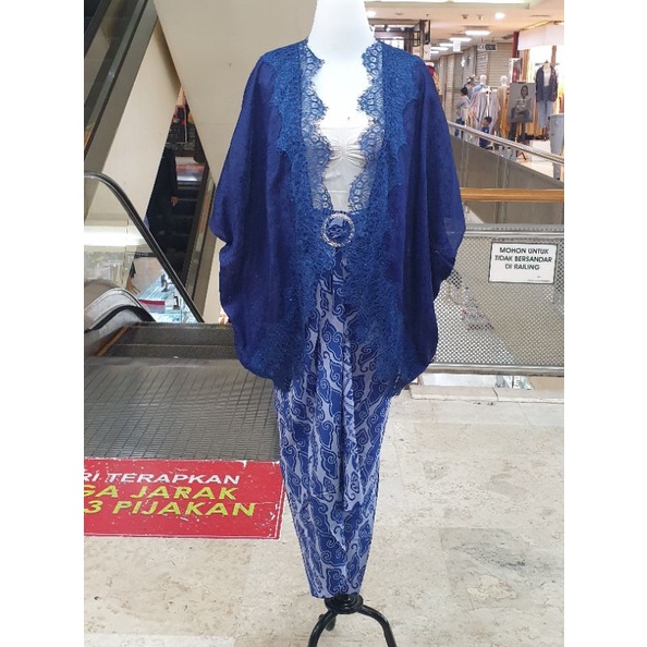 Jual KIRIM INSTAN/KAFTAN OUTER LANCE BOLERO KEBAYA/BIRU NAVY DONGKER ...
