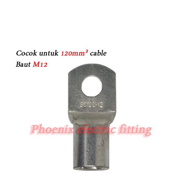 Jual Skun SC 120-12 Import Copper Terminal Copper Cable Lug | Shopee ...