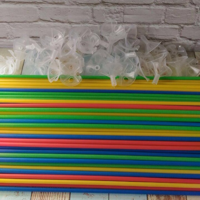 Jual Stick Balon + Cup / stick tangkai balon / pegangan balon | Shopee ...