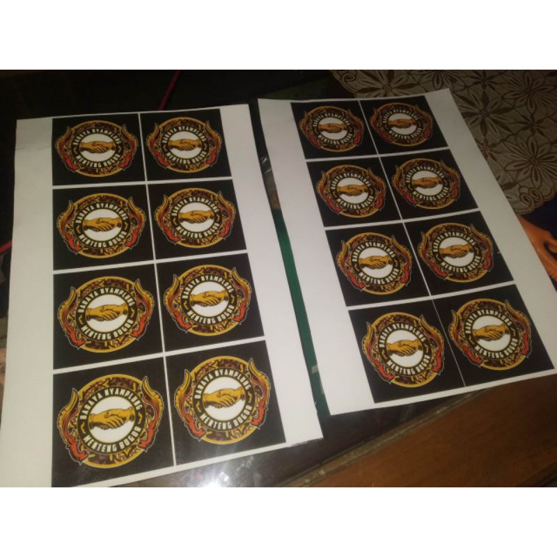 Jual cetak sticker custom ukuran A4 | Shopee Indonesia