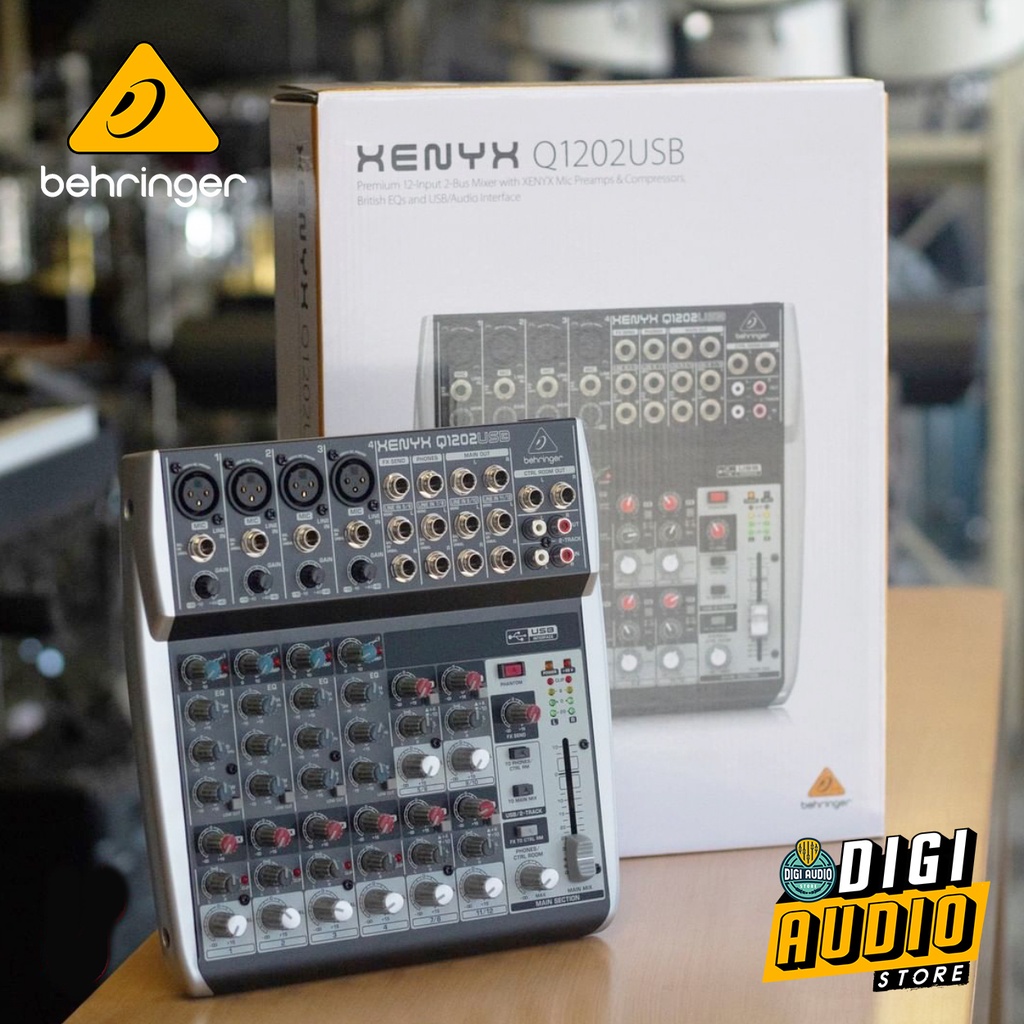 Jual Mixer Audio Behringer Q1202USB 8 Channel - USB Audio Interface ...