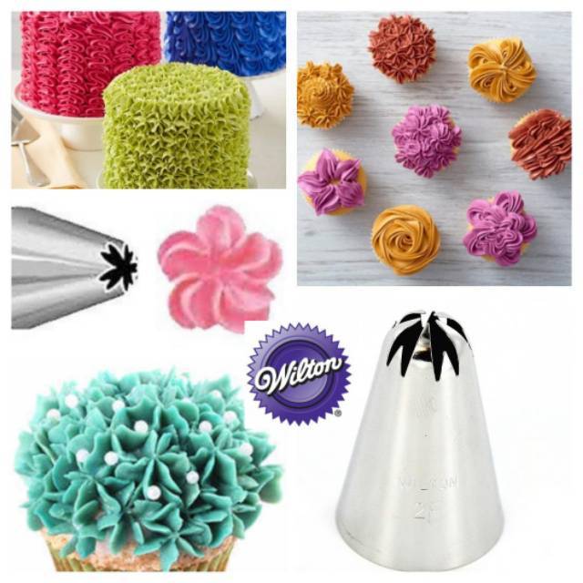 Jual Spuit wilton ori no 2F spuit dekorasi kue ulang tahun pernikahan ...