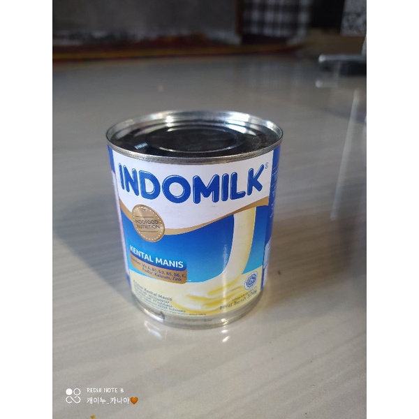 Jual Indomilk Kaleng Kental Manis putih 370g / indomilk SKM putih 370g ...