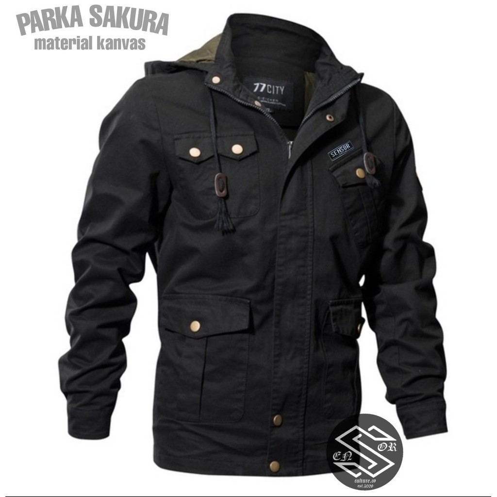 Jual Jaket Parka canvas pria cowok original murah | Shopee Indonesia