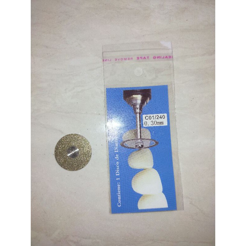 Jual Gerinda tips Separating Disc Dental Lab Diamond disc double side | Shopee Indonesia