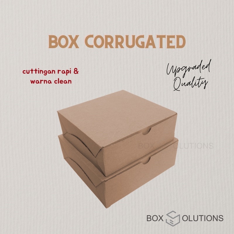 Jual dus / dos / box hampers corrugated e-flute ukuran 20x20 / 22x22 ...