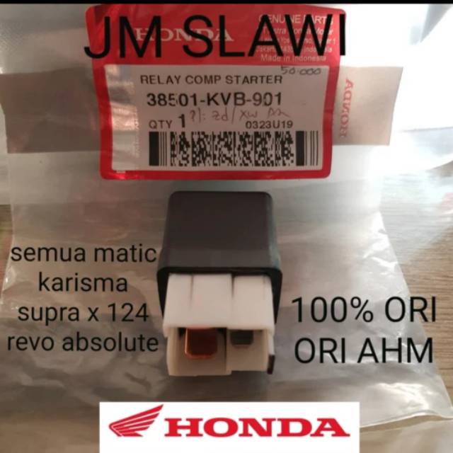 Jual 38501 KVB 901 Relay comp stater/ bedik stater vario beat karisma ...