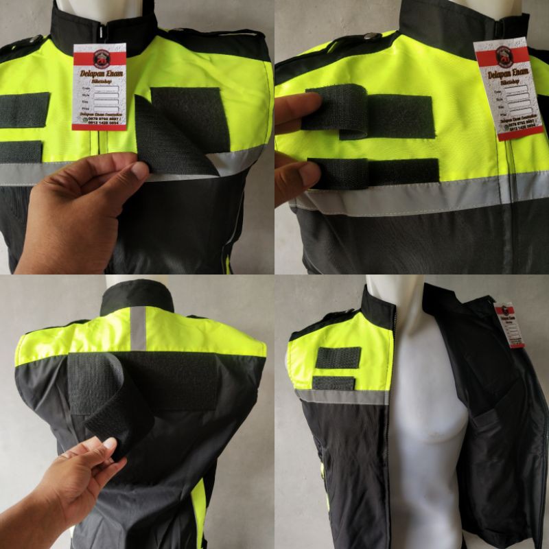 Jual rompi motor taslan rompi biker rompi touring polis | Shopee Indonesia