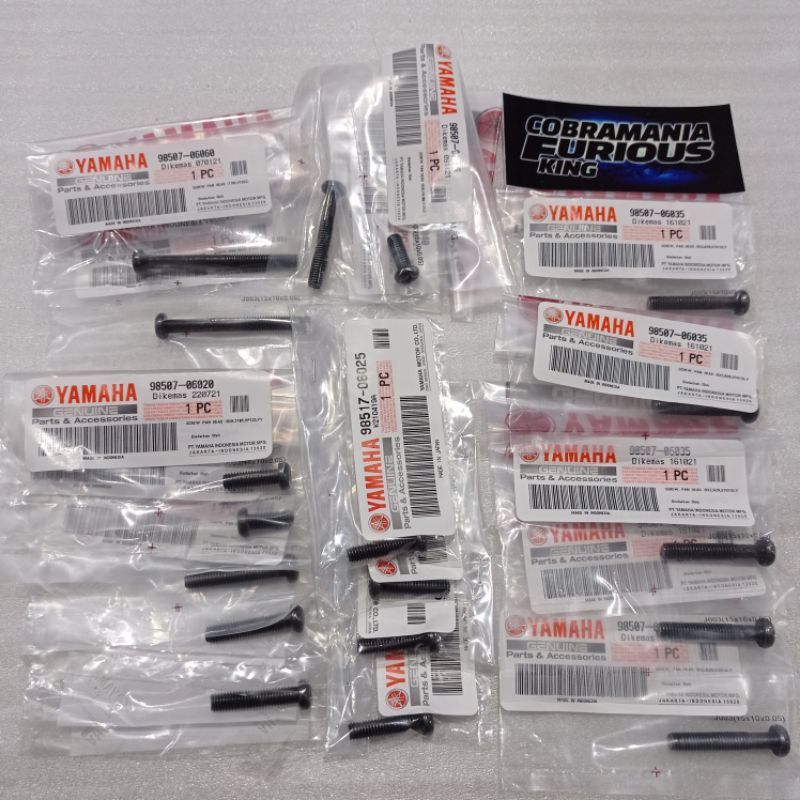 Jual Baut calter kalter bak mesin kanan kiri rxking rx king original yamaha genuine parts ...