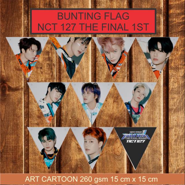 Jual BUNTING FLAG NCT 127 THE FINAL ROUND ALBUM | Shopee Indonesia