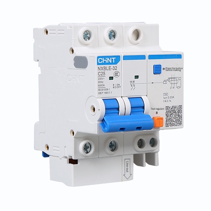 Jual Khusus 300mA Chint RCBO + MCB NXBLE-63 1P+N 2P 3P+N 6A 10A 16A 20A 25A 32A 40A 50A 63A (A ...