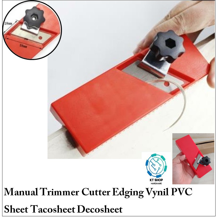 Jual MANUAL TRIMMER CUTTER EDGING VYNIL PVC SHEET TACOSHEET DECOSHEET ...