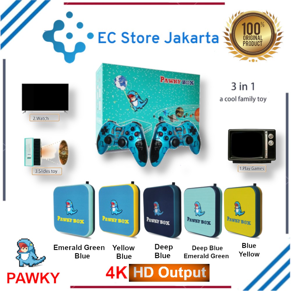 Jual Pawky Box Emulator 4K Retro Game Console Super X WiFi TV Video ...