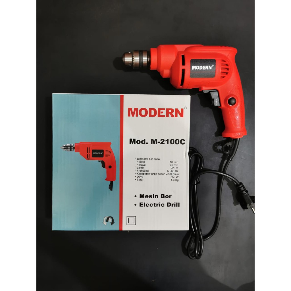 Jual Mesin Bor Modern Mod M-2100C Electric Drill | Shopee Indonesia