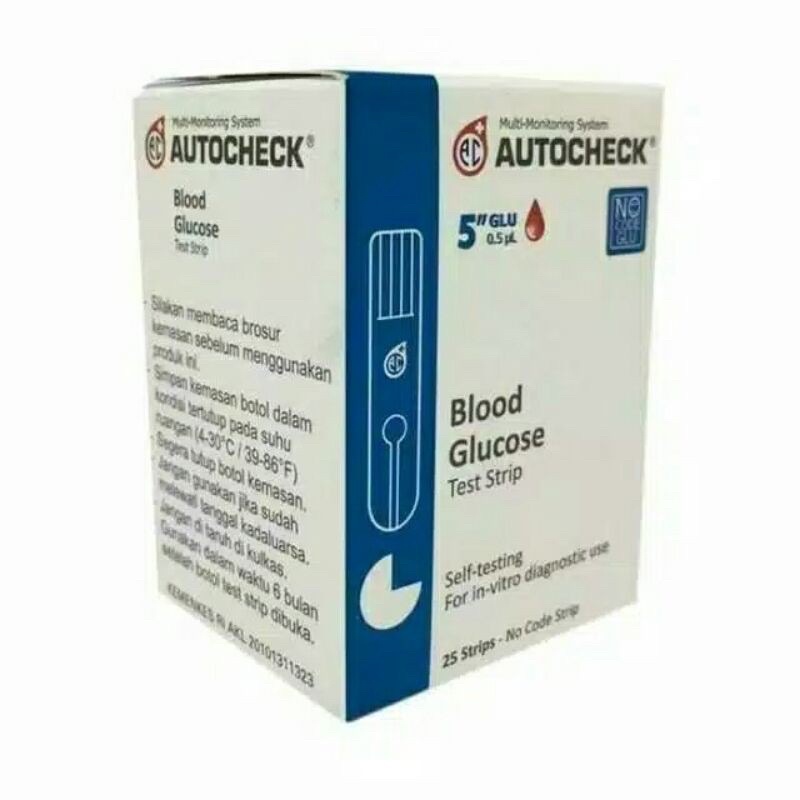 Jual STRIP GULA AUTOCHECK REFILL GLUCOSE AUTO CHECK ALKES MEDIKA ...