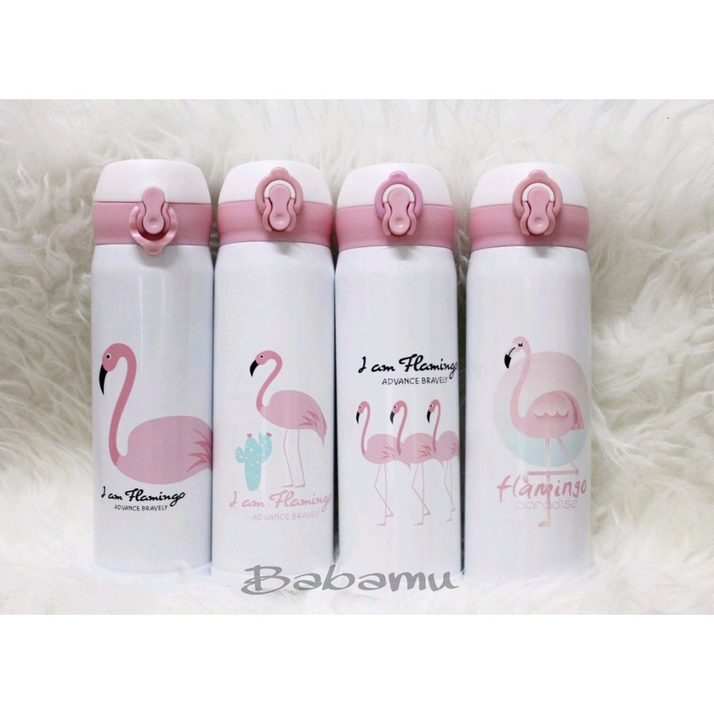 Jual Botol Termos Unik Lucu Stainless Steal Karakter Flaminggo Free ...