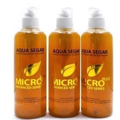 Jual Pupuk Cair Aqua Segar Micro Plus 250ml untuk Tanaman Aquascape Aquasegar Aquarium Kolam ...