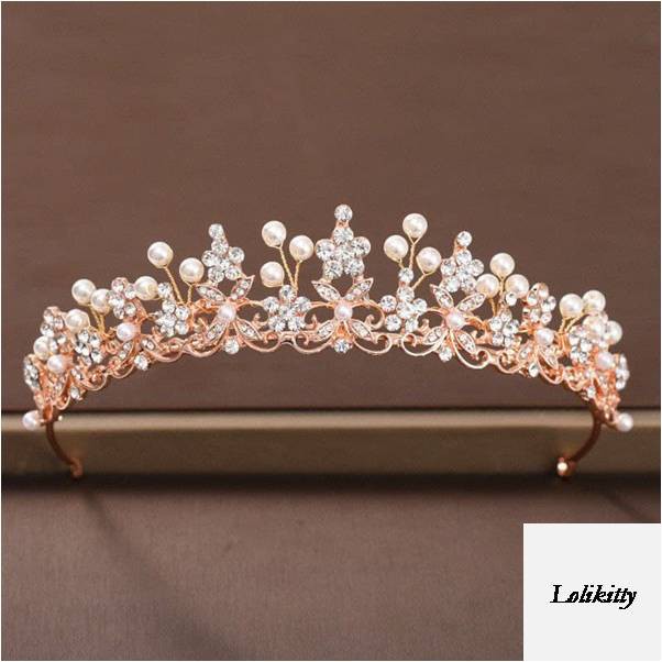 Jual Mahkota Pengantin / Tiara Pesta Aksesoris Pengantin Wedding Crown ...