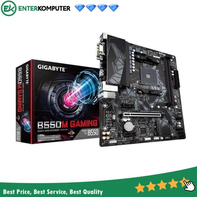 Jual Gigabyte B550M Gaming (Am4, Amd Promontory B550, Ddr4, Usb3.2 ...