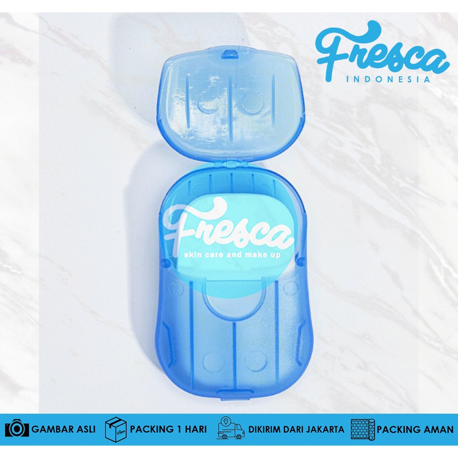 Jual 20sheet/box Kotak Sabun Kertas Portable Motif Bunga untuk ...