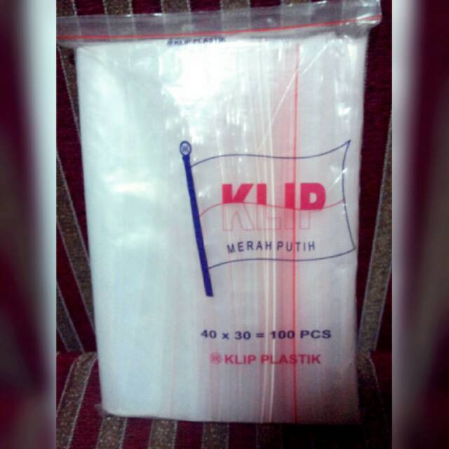 Jual PLASTIK KLIP 40X30 CM (JUMBO SIZE) | Shopee Indonesia