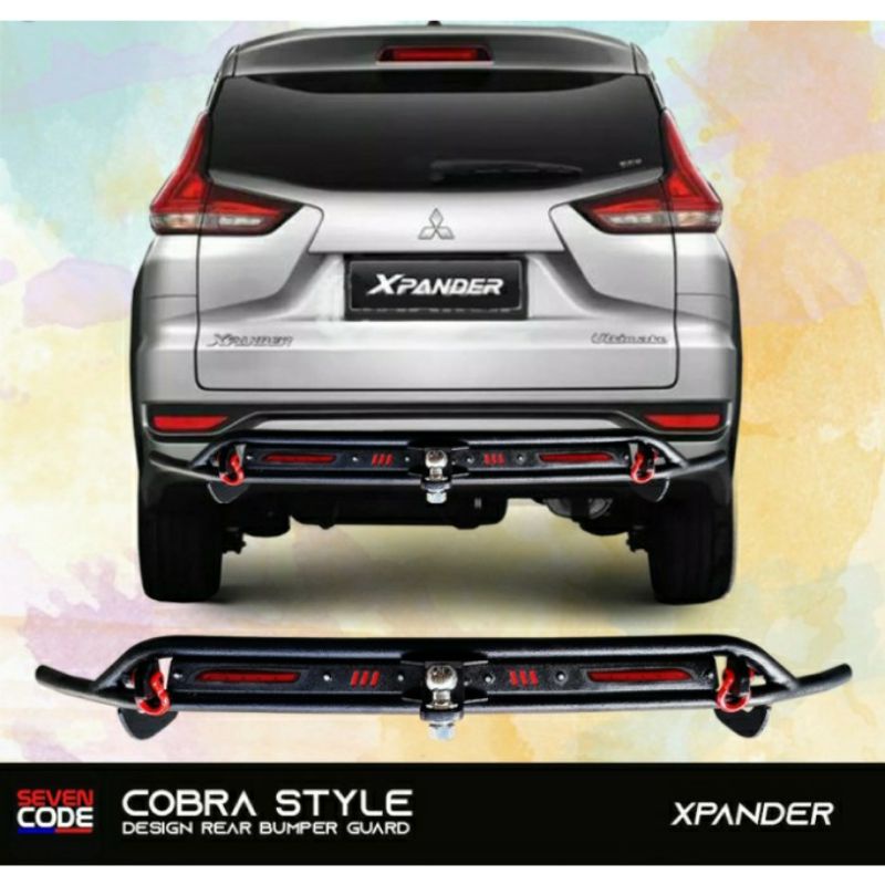 Jual Rear Bumper Guard SEVENCODE Mitsubishi Xpander Towing Belakang ...