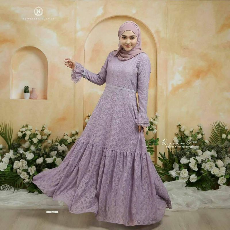 Jual Rapunzel Dress 100% ORIGINAL by Nadheera Luxury | Dress Bruklat Busui Simple Elegant ...