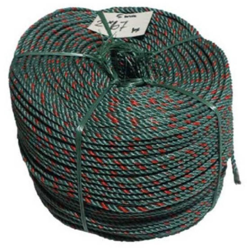 Jual tali tambang plastik 3 mmx 200 m / roll / tali tambang hijau | Shopee Indonesia