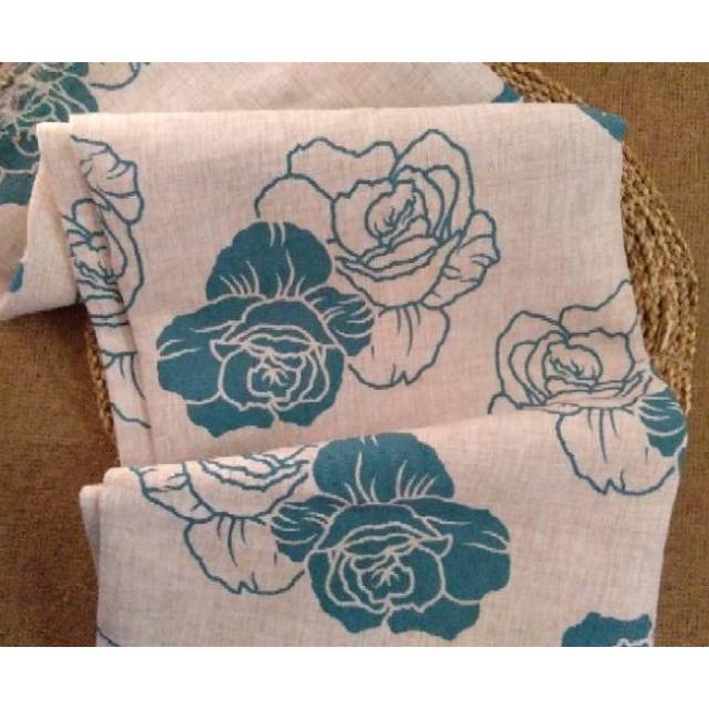 Jual Kain Daphnie Motif Mawar / Kain Merlin motif mawar | Shopee Indonesia