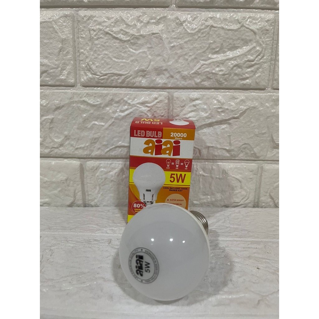 Jual Lampu Led murah AIAI 5W Putih | Shopee Indonesia