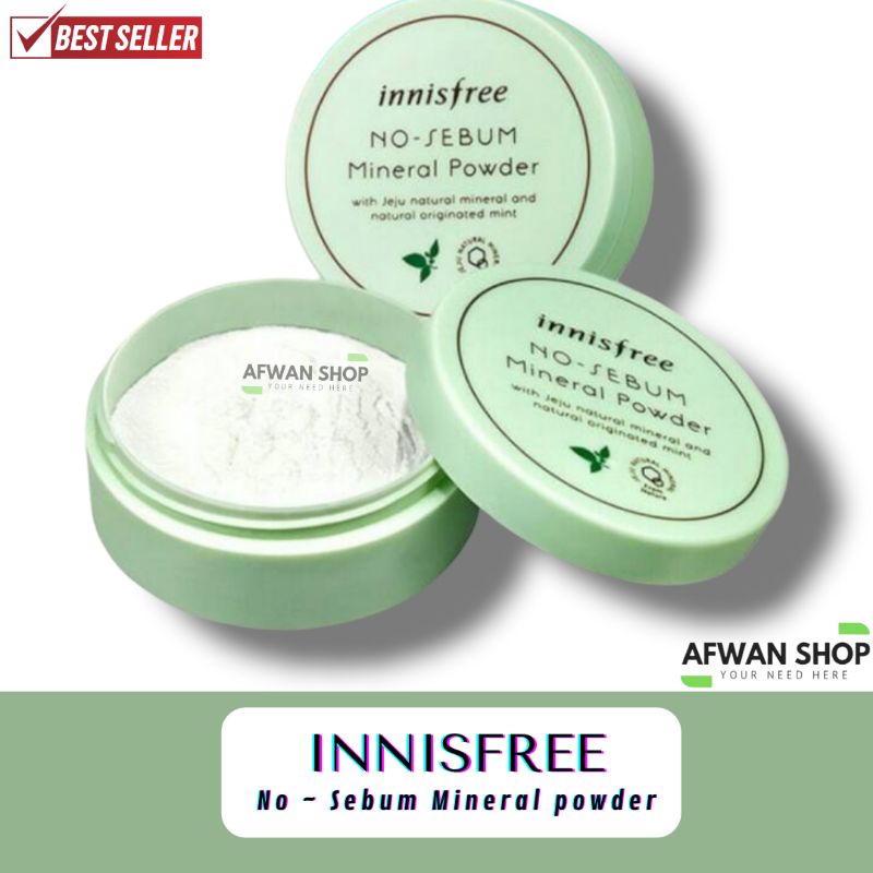 Jual BEDAK TABUR KOREA INNISFREE NO SEBUM MINERAL POWDER 5 GRAM ...