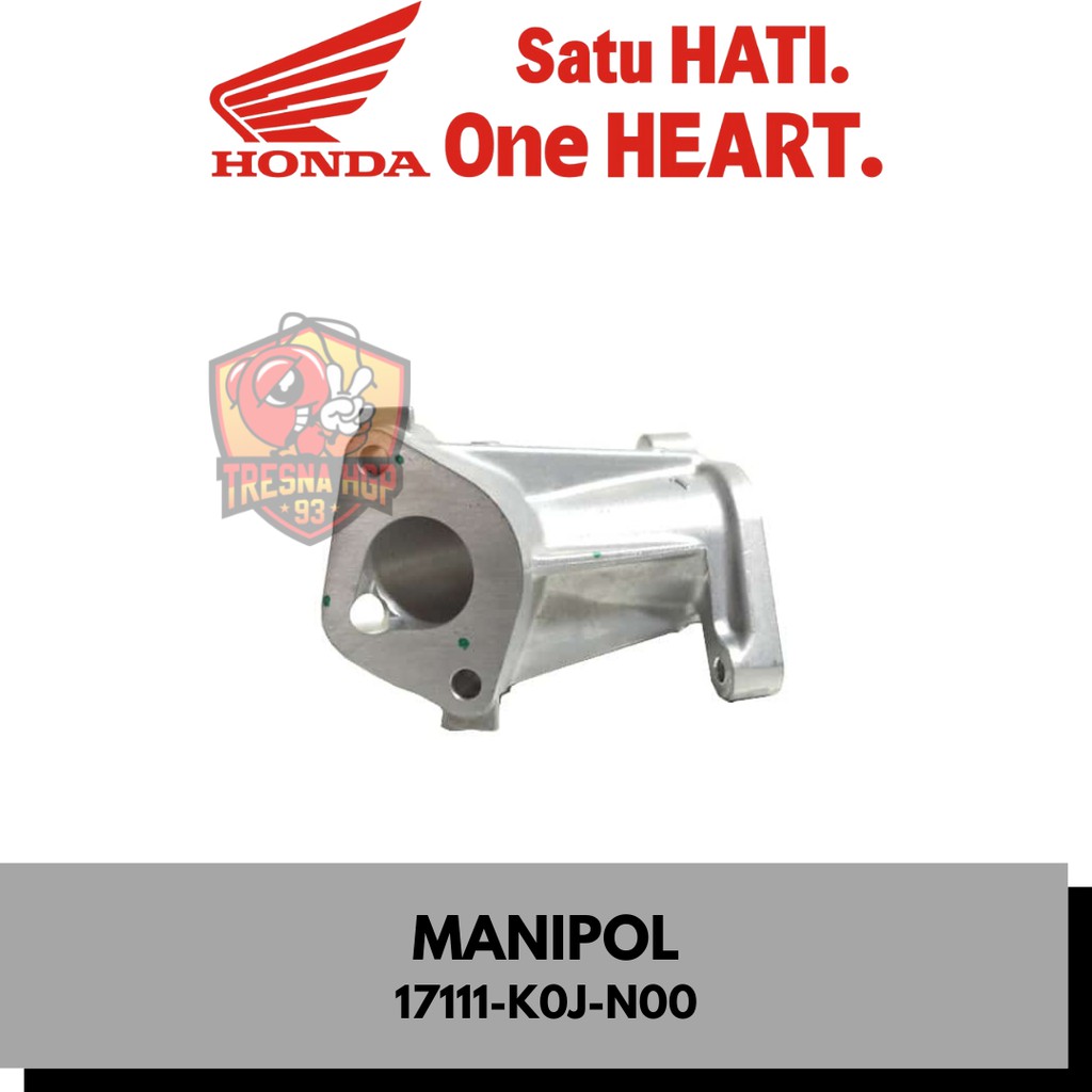 Jual 17111-K0J-N00 MANIPOL GENIO & BEAT LED K1A ORIGINAL | PIPE INLET ...